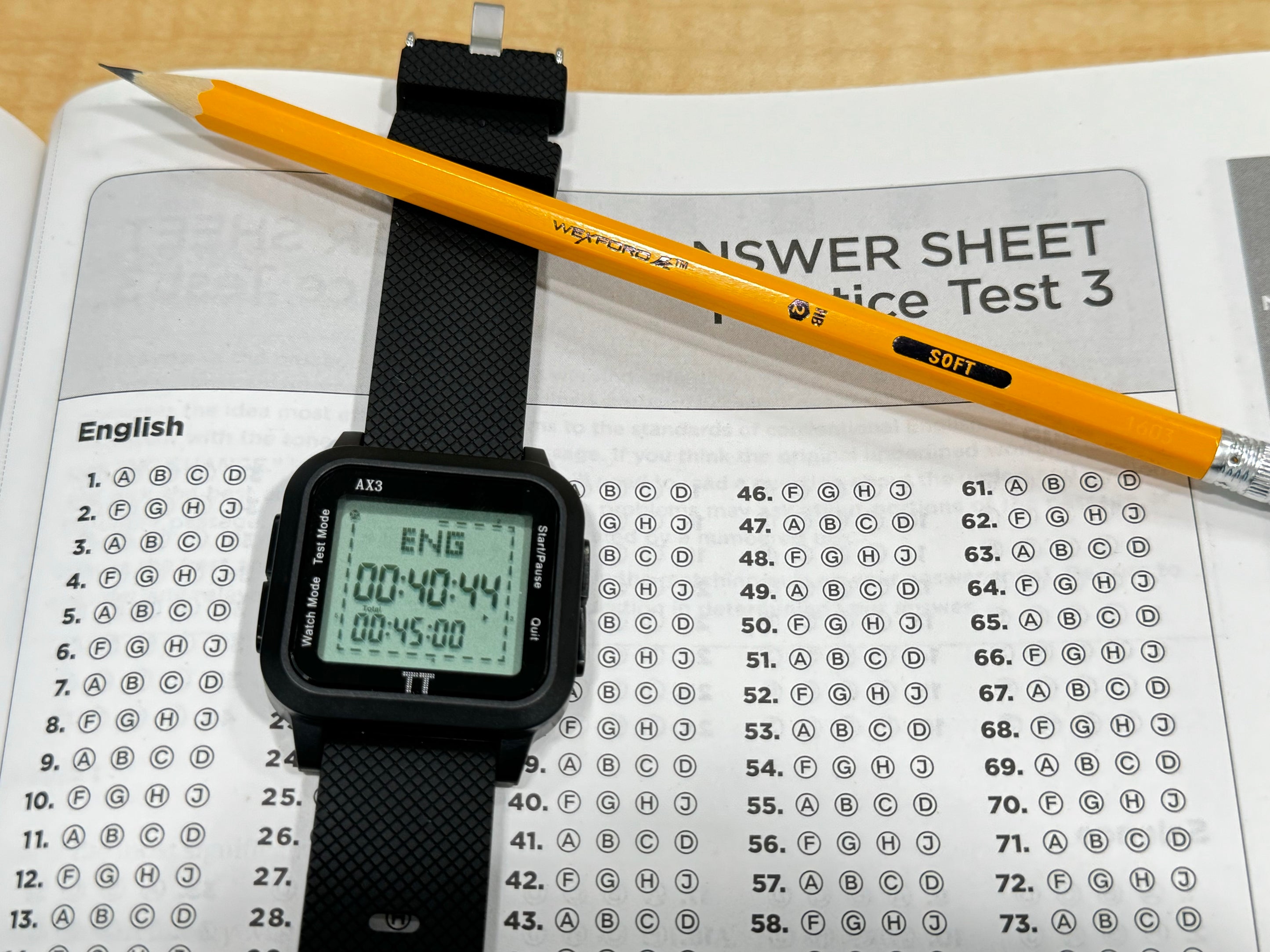 ACT® Standard Pacing Watch – Testing Timers